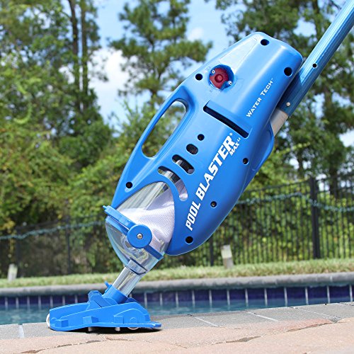 POOL BLASTER Max Cordless Pool Vacuum for Deep Cleaning & Strong Suction, Handheld Rechargeable Swimming Pool Cleaner for Inground and Above Ground Pools, Hoseless Pool Vac by Water Tech