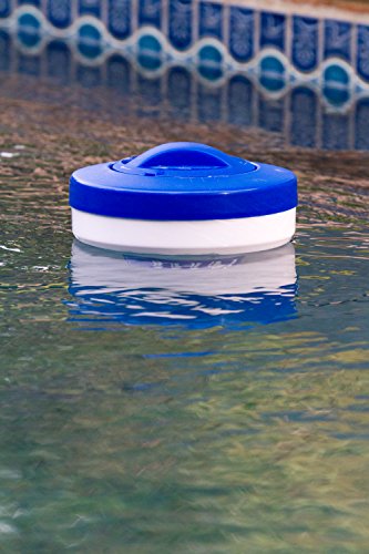 Poolmaster 32155 Floating Swimming Pool Chlorine and Bromine Dispenser, Large, Blue