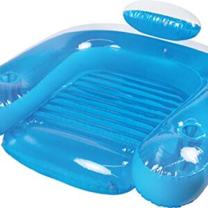 Poolmaster Paradise Water Chair Inflatable Swimming Pool Floats For Adults, Blue