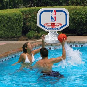 poolmaster 72900 nba logo usa competition-style poolside basketball game , white