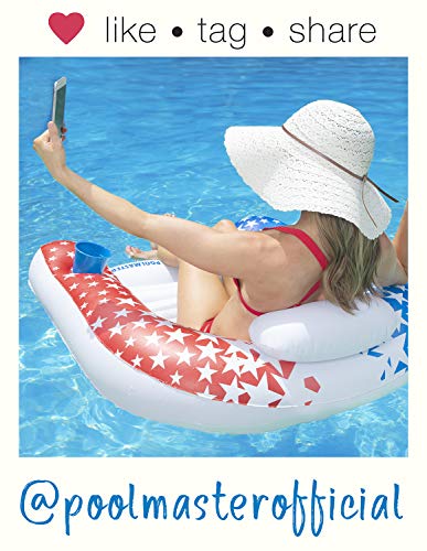 Poolmaster 85593 American Stars Paradise Water Chair Swimming Pool Float