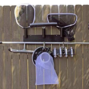 Poolmaster Swimming Pool Maintenance Tool Organizer, Black