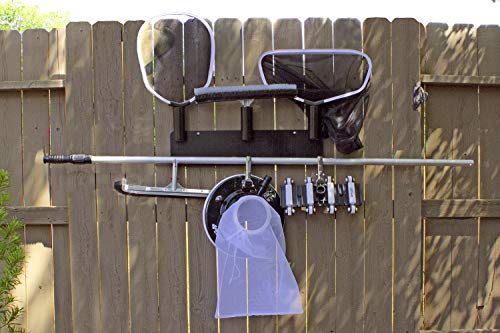 Poolmaster Swimming Pool Maintenance Tool Organizer, Black