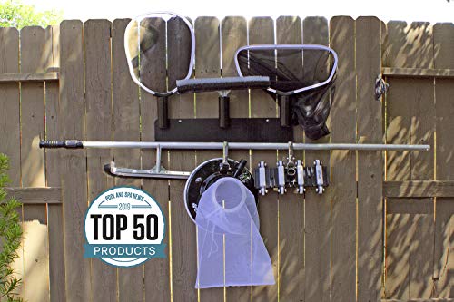 Poolmaster Swimming Pool Maintenance Tool Organizer, Black