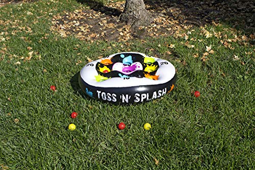 Poolmaster Toss 'N' Splash Inflatable Floating Game for Swimming Pools, Lawns, Decks