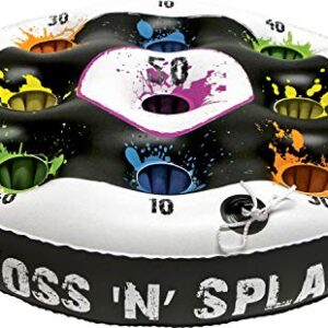 Poolmaster Toss 'N' Splash Inflatable Floating Game for Swimming Pools, Lawns, Decks