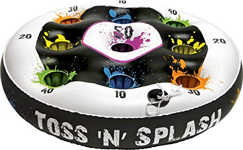 Poolmaster Toss 'N' Splash Inflatable Floating Game for Swimming Pools, Lawns, Decks