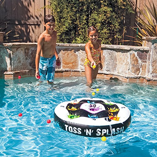 Poolmaster Toss 'N' Splash Inflatable Floating Game for Swimming Pools, Lawns, Decks