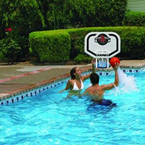 Poolmaster 72941 Houston Rockets NBA Pro Rebounder-Style Poolside Basketball Game , White