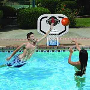 Poolmaster 72941 Houston Rockets NBA Pro Rebounder-Style Poolside Basketball Game , White