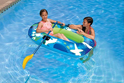 Poolmaster 87320 Swimming Pool and Lake Inflatable Boat, Deep Sea, Size, One Color