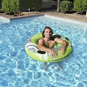 Poolmaster 01503 50-Inch Hurricane Sport Swimming Pool Float Inner Tube, Green