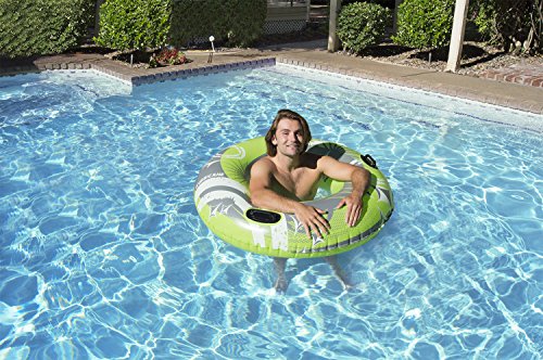 Poolmaster 01503 50-Inch Hurricane Sport Swimming Pool Float Inner Tube, Green