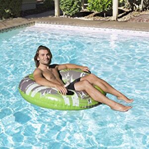 Poolmaster 01503 50-Inch Hurricane Sport Swimming Pool Float Inner Tube, Green