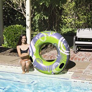 Poolmaster 01503 50-Inch Hurricane Sport Swimming Pool Float Inner Tube, Green