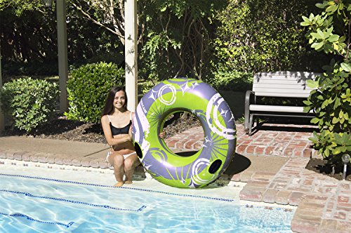 Poolmaster 01503 50-Inch Hurricane Sport Swimming Pool Float Inner Tube, Green