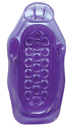 Poolmaster Riviera Inflatable Wet/Dry Sun Swimming Pool Lounge and Swimming Pool Float (Purple)