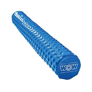 wow world of watersports 17-2060b first class soft dipped foam pool noodle, blue, 5.5-inch-wide by 46 inches long