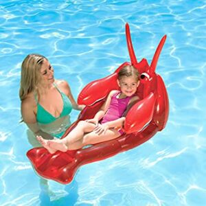 Poolmaster Lobster Lounge Ride-On , Red