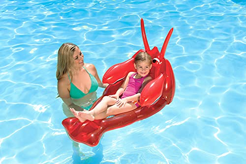 Poolmaster Lobster Lounge Ride-On , Red