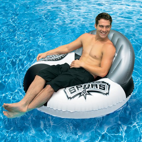 Poolmaster San Antonio Spurs NBA Swimming Pool Float, Luxury Drifter