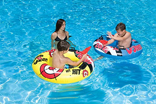 Poolmaster Bump N Squirt Swimming Pool Tube with Action Squirter, Yellow