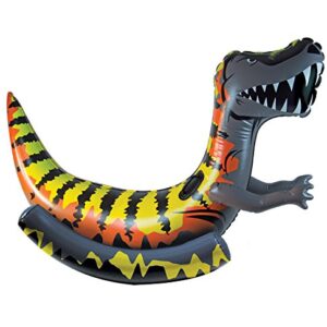 Poolmaster T-Rex Inflatable Ride-On Dinosaur Jumbo Swimming Pool Float Rider