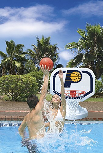 Poolmaster 72911 Indiana Pacers NBA USA Competition-Style Poolside Basketball Game