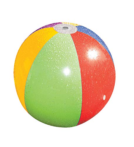 Poolmaster Splash and Spray Beach Ball Sprinkler Water Toy