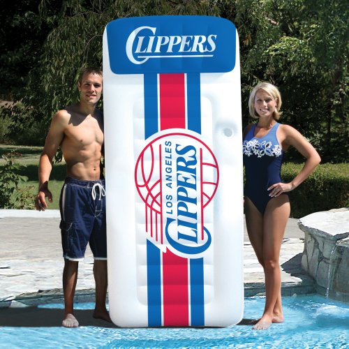 Poolmaster Los Angeles Clippers NBA Swimming Pool Float, Giant Mattress