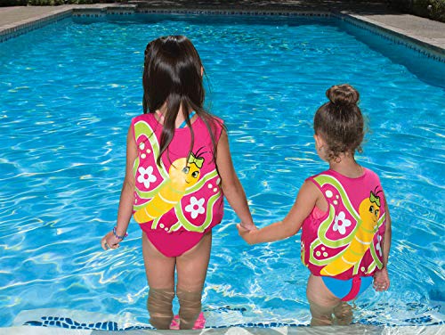 Poolmaster 50555 Learn-to-Swim Butterfly Swim Vest - 3-6 Years Old