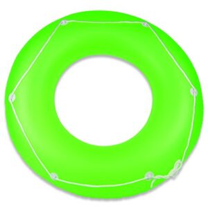 Poolmaster Neon Frost Large Swimming Pool Float Inner Tube, Green