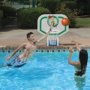 Poolmaster 72933 Boston Celtics NBA Pro Rebounder-Style Poolside Basketball Game, white, one size