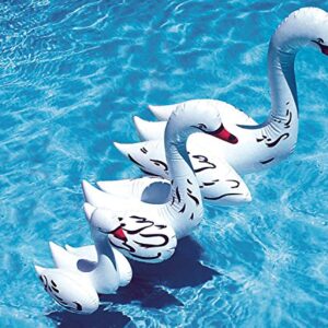 Poolmaster 81411 Floating Swimming Pool Backyard Décor, 3 Pack, Swan Family