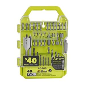 ryobi a98401 drill and impact drive set 40 pc