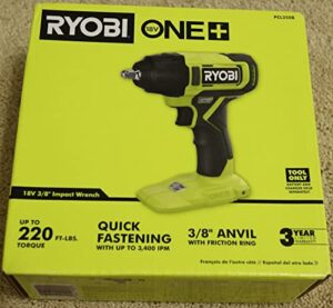 ryobi pcl250b cordless 3/8 in. impact wrench (tool only)