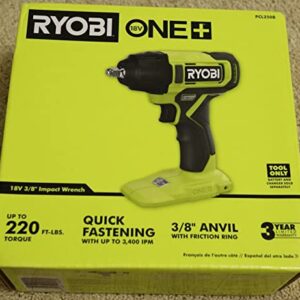 Ryobi PCL250B Cordless 3/8 in. Impact Wrench (Tool Only)