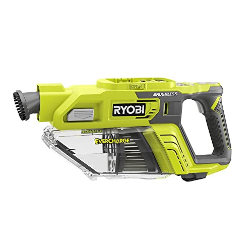 RYOBI 18V ONE+ Brushless Compact Stick Vacuum P724B with 4Ah Battery, (Bulk Packaged, No Retail Packaging)