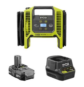 ryobi 18-volt dual function inflatordeflator kit with battery and charger (no retail packaging, bulk packaged)