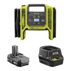 RYOBI 18-Volt Dual Function InflatorDeflator Kit with Battery and Charger (NO Retail Packaging, Bulk Packaged)