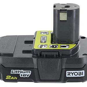 Ryobi P190 2.0 Amp Hour Compact 18V Lithium Ion Battery w/ Cold Weather Performance and (Charger Not Included / Battery Only)