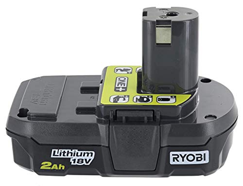 Ryobi P190 2.0 Amp Hour Compact 18V Lithium Ion Battery w/ Cold Weather Performance and (Charger Not Included / Battery Only)