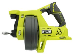 ryobi p4001 one+ 18v lithium ion all-in-one 25 foot drain auger for sinks or toilets (battery not included, power tool only)