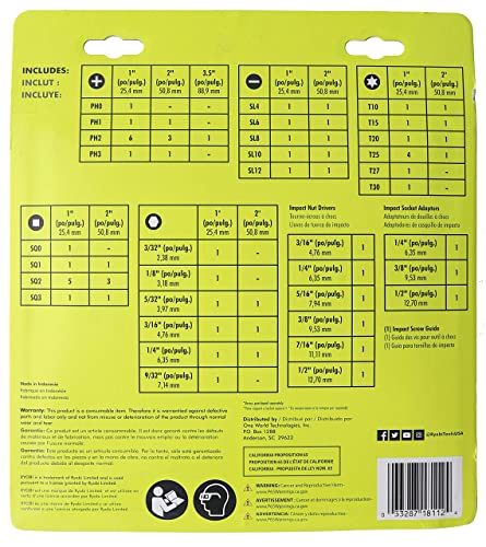 Ryobi - AR2040 - Impact Rated Driving Kit - 70-Piece