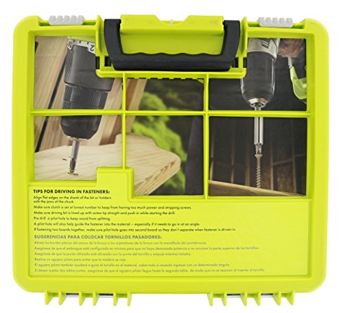 Ryobi A981952QP 195 Piece Drilling and Driving Kit for Wood, Plastic, Metal, and Masonry Work