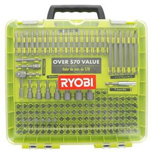 Ryobi A981952QP 195 Piece Drilling and Driving Kit for Wood, Plastic, Metal, and Masonry Work