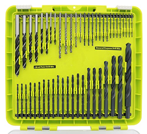 Ryobi A981952QP 195 Piece Drilling and Driving Kit for Wood, Plastic, Metal, and Masonry Work