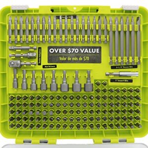 Ryobi A981952QP 195 Piece Drilling and Driving Kit for Wood, Plastic, Metal, and Masonry Work