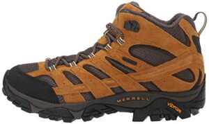 Merrell Men's Moab 2 MID WP Hiking Boot, Gold, 12