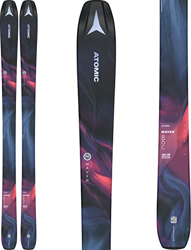 Atomic Maven 86 C Skis Womens Sz 153cm Blue/Bright Red